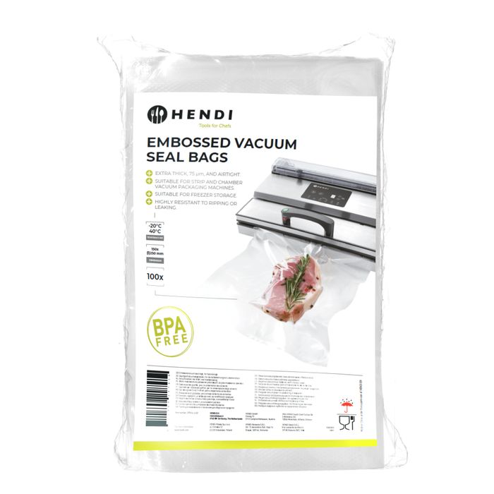 Embossed vacuum seal bags - HENDI Tools for Chefs