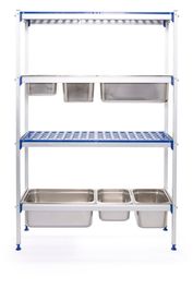 Aluminium storage rack for GN containers - HENDI Tools for Chefs